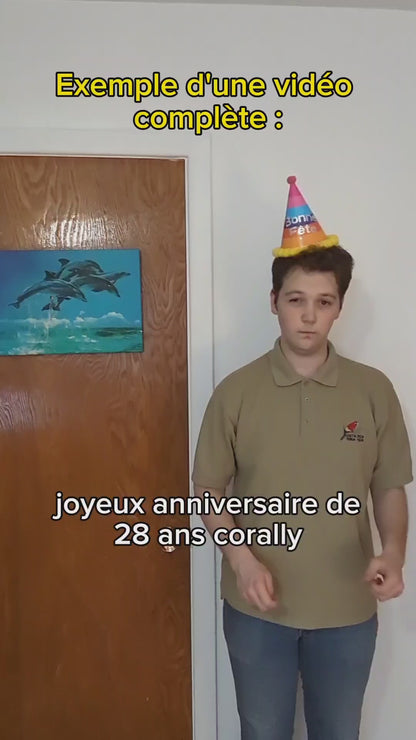 Vidéo personnalisée – Zac bulle